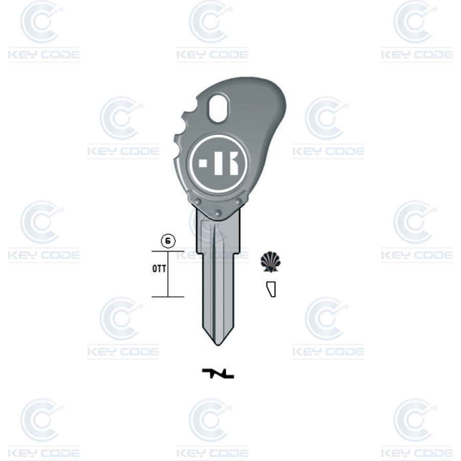 [KL-ZAD18TK] POD KEY PARA MOTO ZADI KEYLINE ZAD18 | Key-code